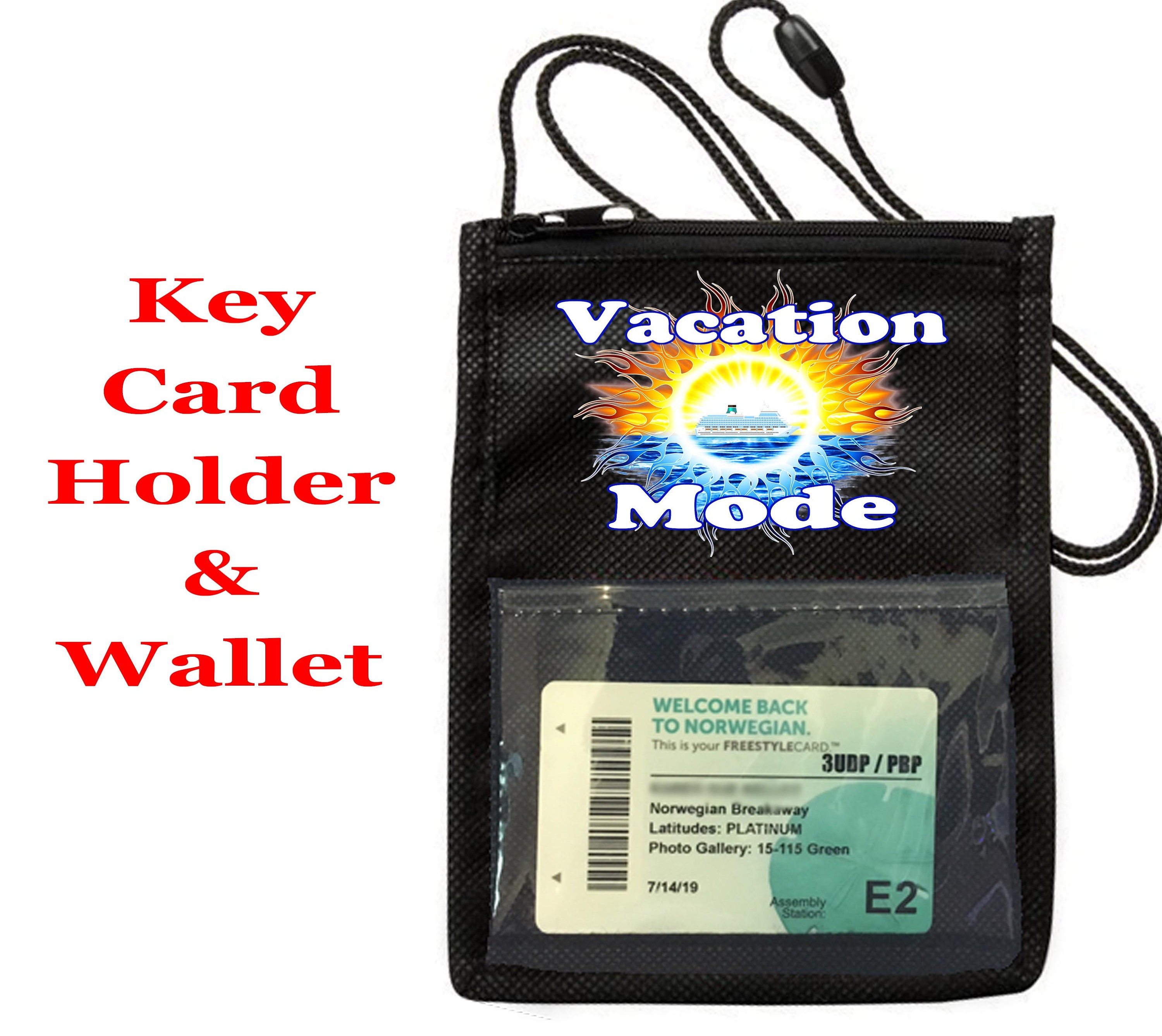Cruise Ship Key Card Holder With Cruising/beach Decorations. - Etsy