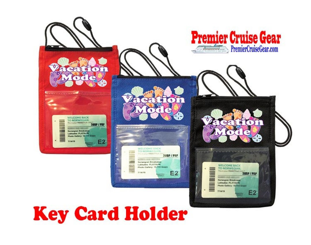 Cruise Ship Key Card Holder With Cruising/beach Decorations. Keep Your ...