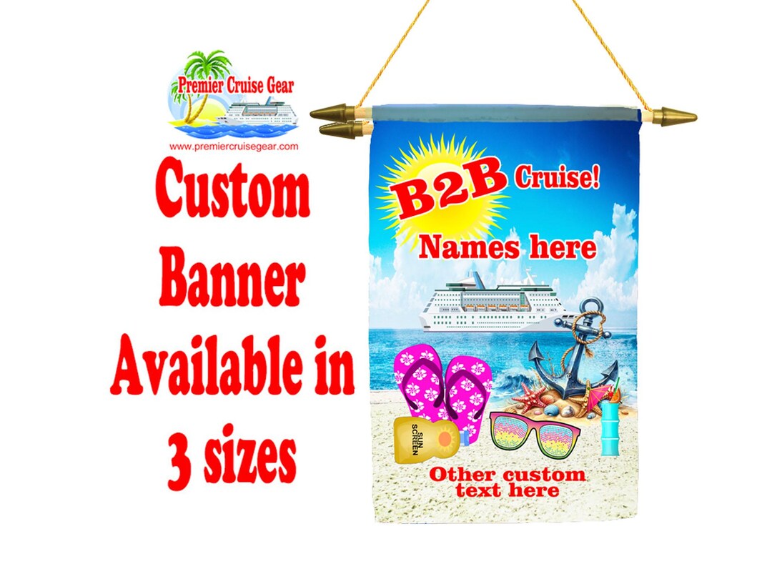 Cruise Ship Door Banner. Custom Banner Available in 3 Sizes. Show off ...