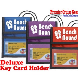 Cruise Ship Deluxe Key Card Holder With Cruising Decorations. Keep You ...