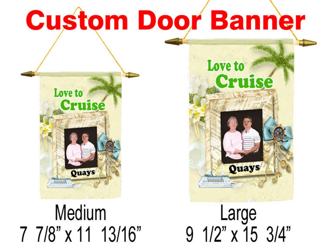 Cruise Ship Door Banner. Custom Door Banner Available in 2 Sizes ...