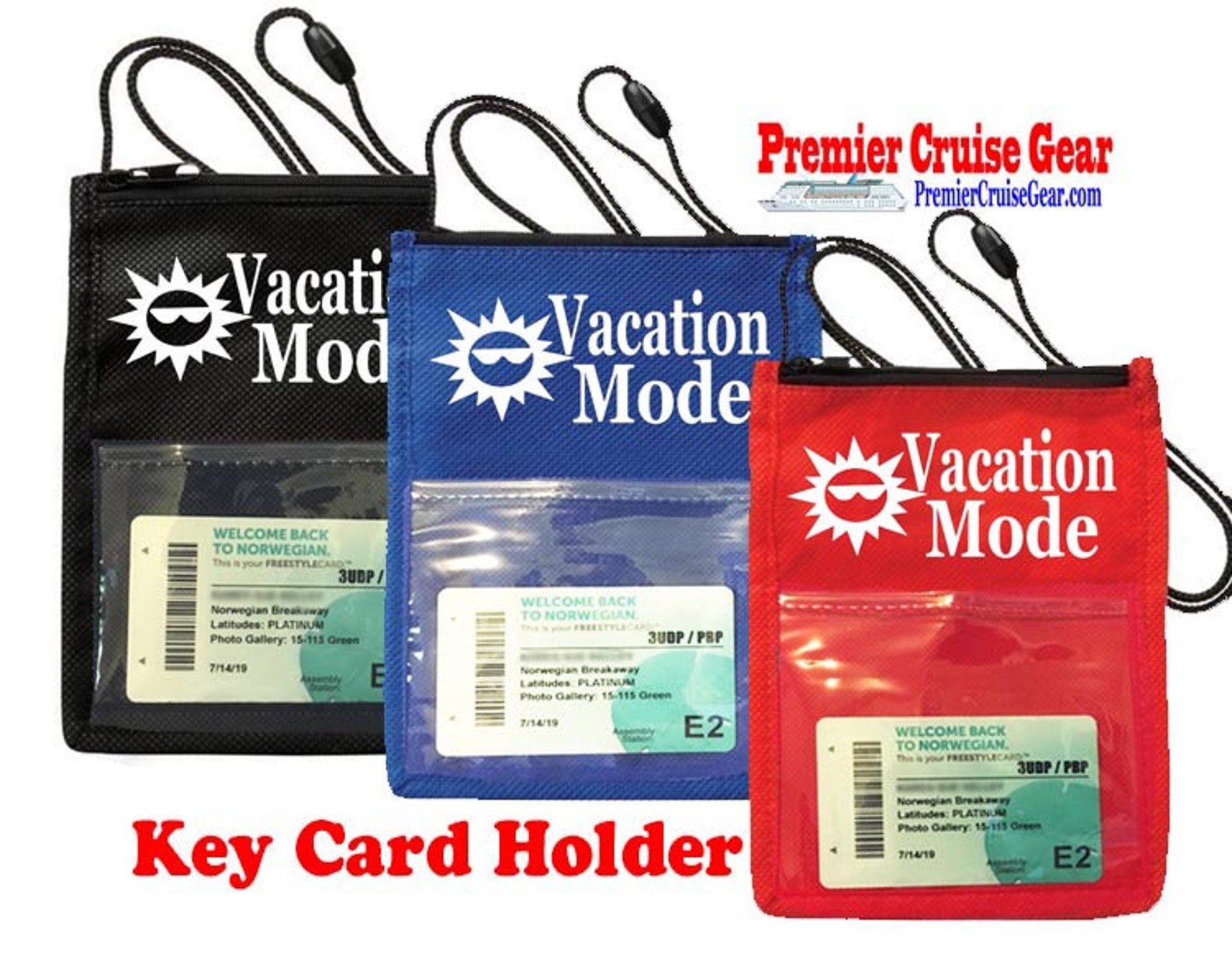 Cruise Ship Key Card Holder With Cruising/beach Decorations. Keep You ...