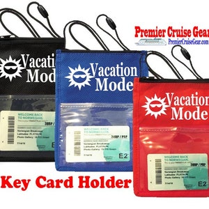 Cruise Ship Key Card Holder With Cruising/beach Decorations. Keep You ...