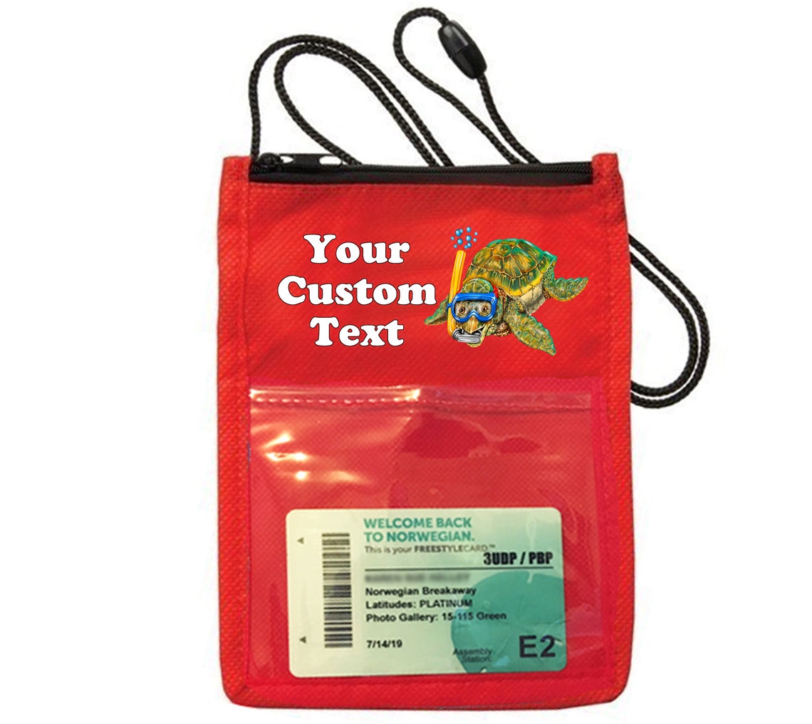 Cruise Ship Key Card Holder With Cruising/beach Decorations. Keep Your ...