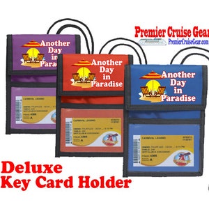 Cruise Ship Key Card Holder With Cruising/beach Decorations. Deluxe ...