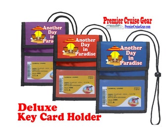 Cruise Ship Key Card Holder. Custom Deluxe Holder With Your | Etsy