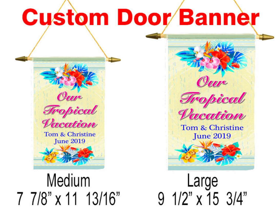 Cruise Ship Door Banner. Custom Door Banner Available in 2 Sizes ...
