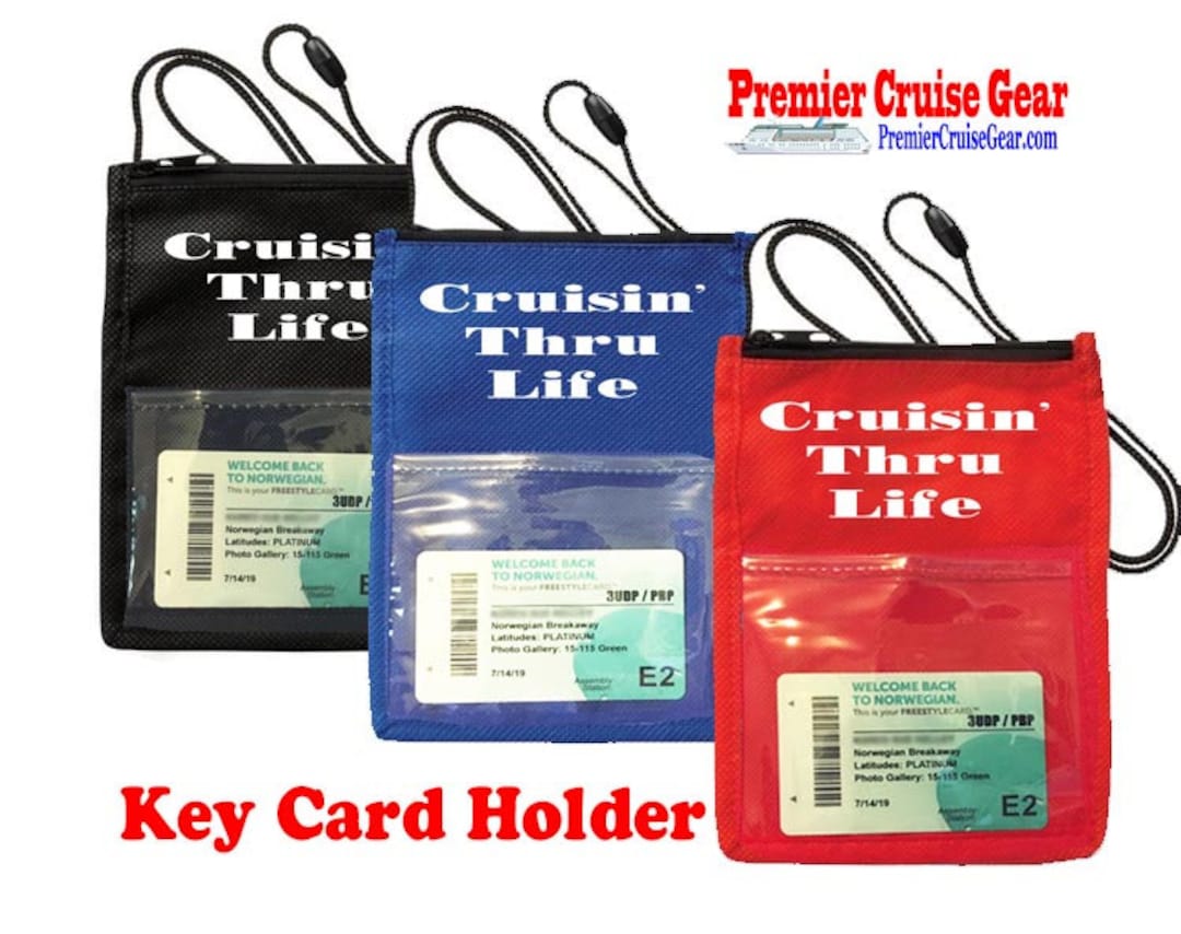 Cruise Ship Key Card Holder With Cruising/beach Decorations. Keep Your ...