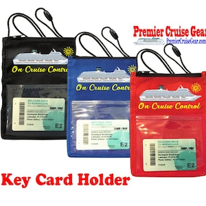 Cruise Ship Key Card Holder With Cruising/beach Decorations. Keep Your ...