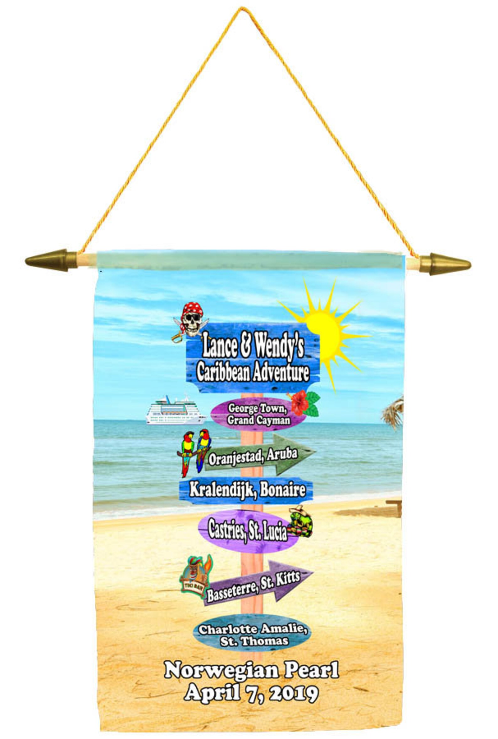 Cruise Ship Door Banner. Custom Door Banner Available in 2 Sizes ...