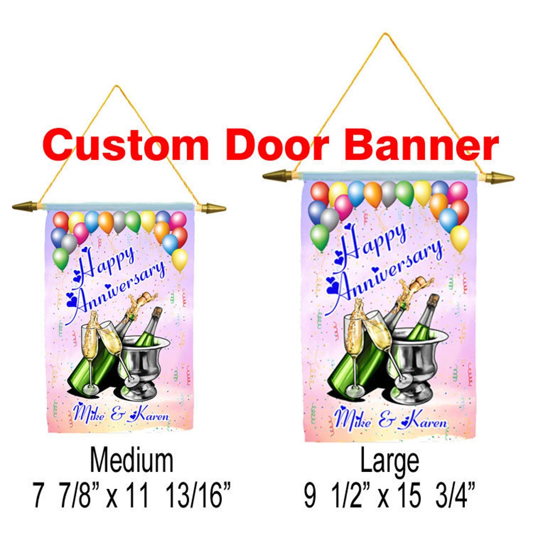 Cruise Ship Door Banner - Anniversary Banner That Can Be Customized ...