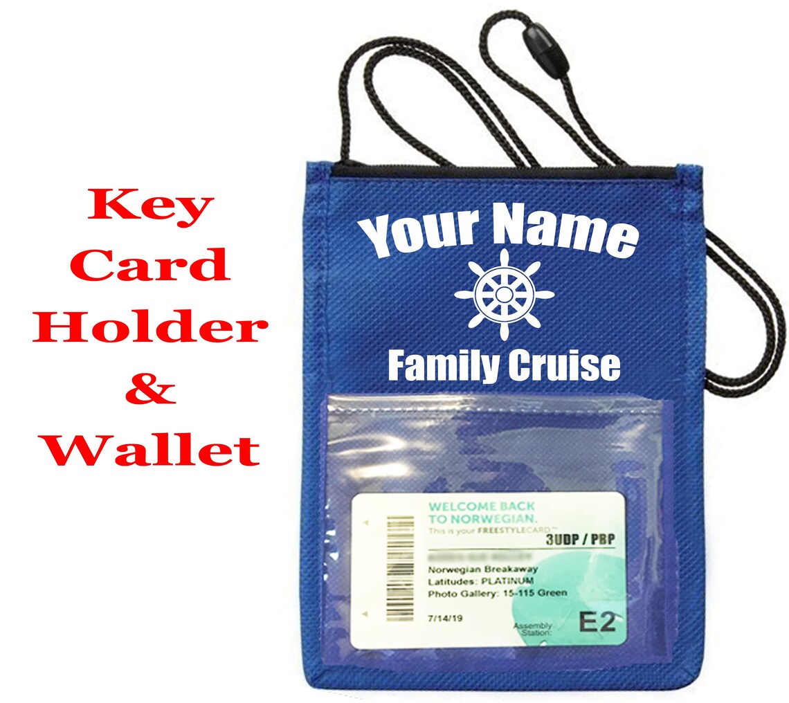 Cruise Ship Key Card Holder. Custom Basic Holder With Your - Etsy