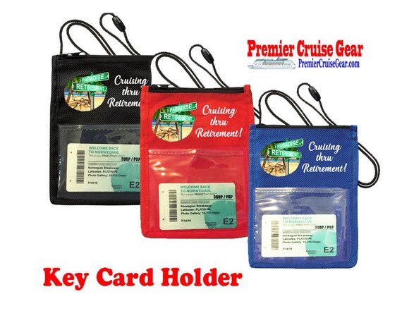 Cruise Ship Key Card Holder With Cruising/beach Decorations. | Etsy
