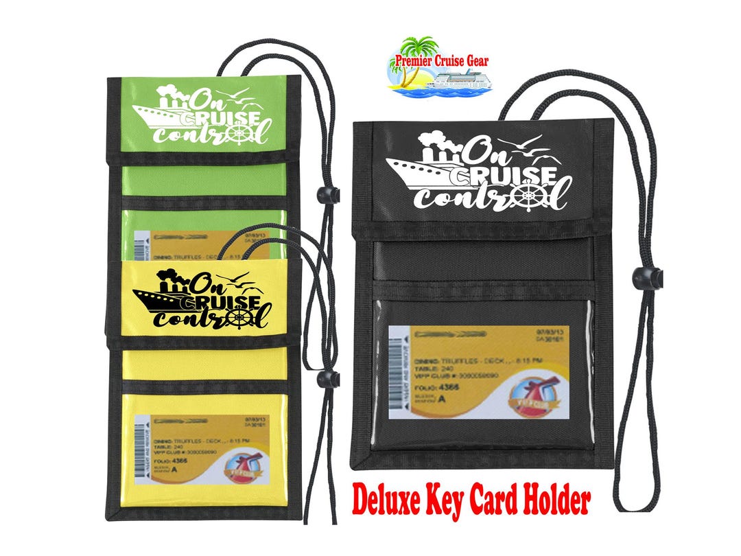 Cruise Ship Deluxe Key Card Holder With Cruising Decorations. Keep You ...
