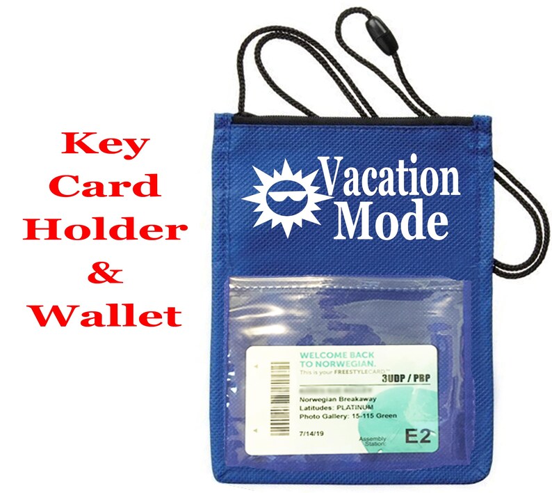 Cruise Ship Key Card Holder With Cruising/beach Decorations. Keep You ...