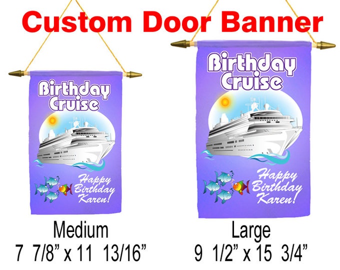 Cruise Ship Door Banner Personalize This Banner for a Unique - Etsy