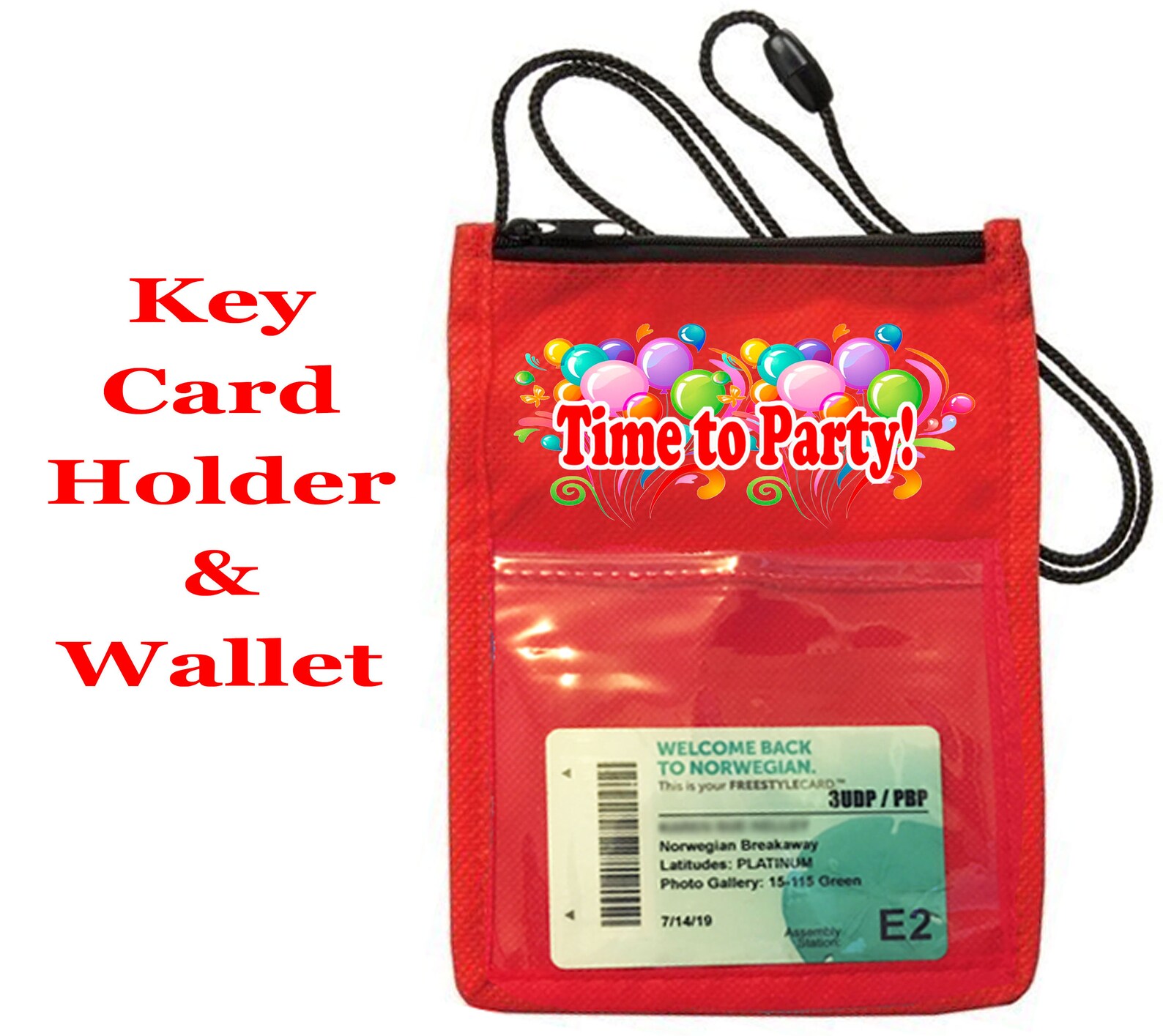 Cruise Ship Key Card Holder With Cruising/beach Decorations. Keep Your ...