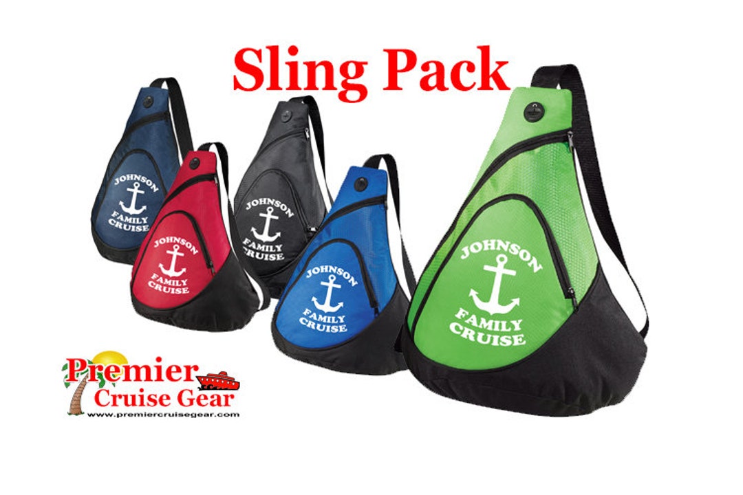 Cruise Sling Pack. Custom Large Sling Pack to Carry All of Your Gear on ...