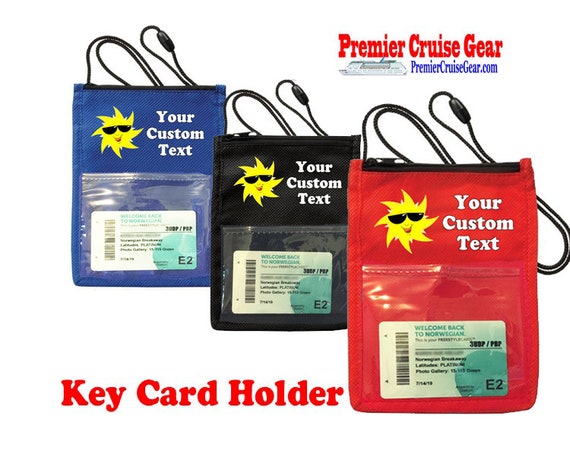 Cruise Ship Key Card Holder With Cruising/beach Decorations. | Etsy