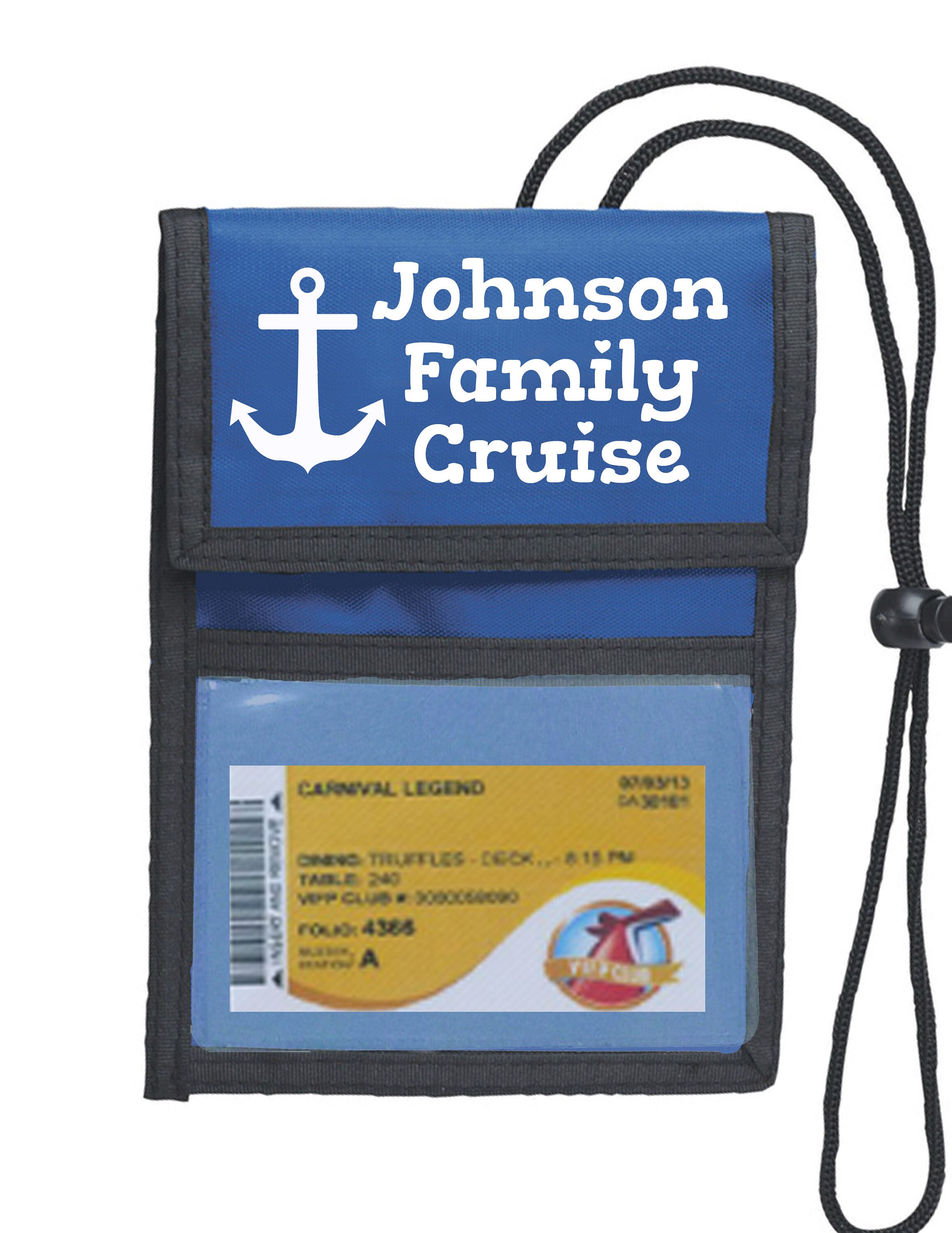 Cruise Ship Key Card Holder. Custom Deluxe Holder With Your Family Name ...