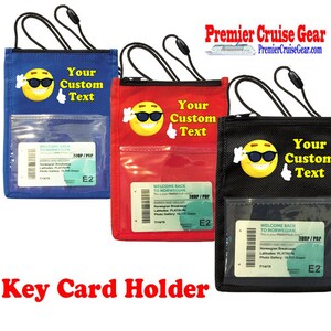 Cruise Ship Key Card Holder With Cruising/beach Decorations. Keep Your ...