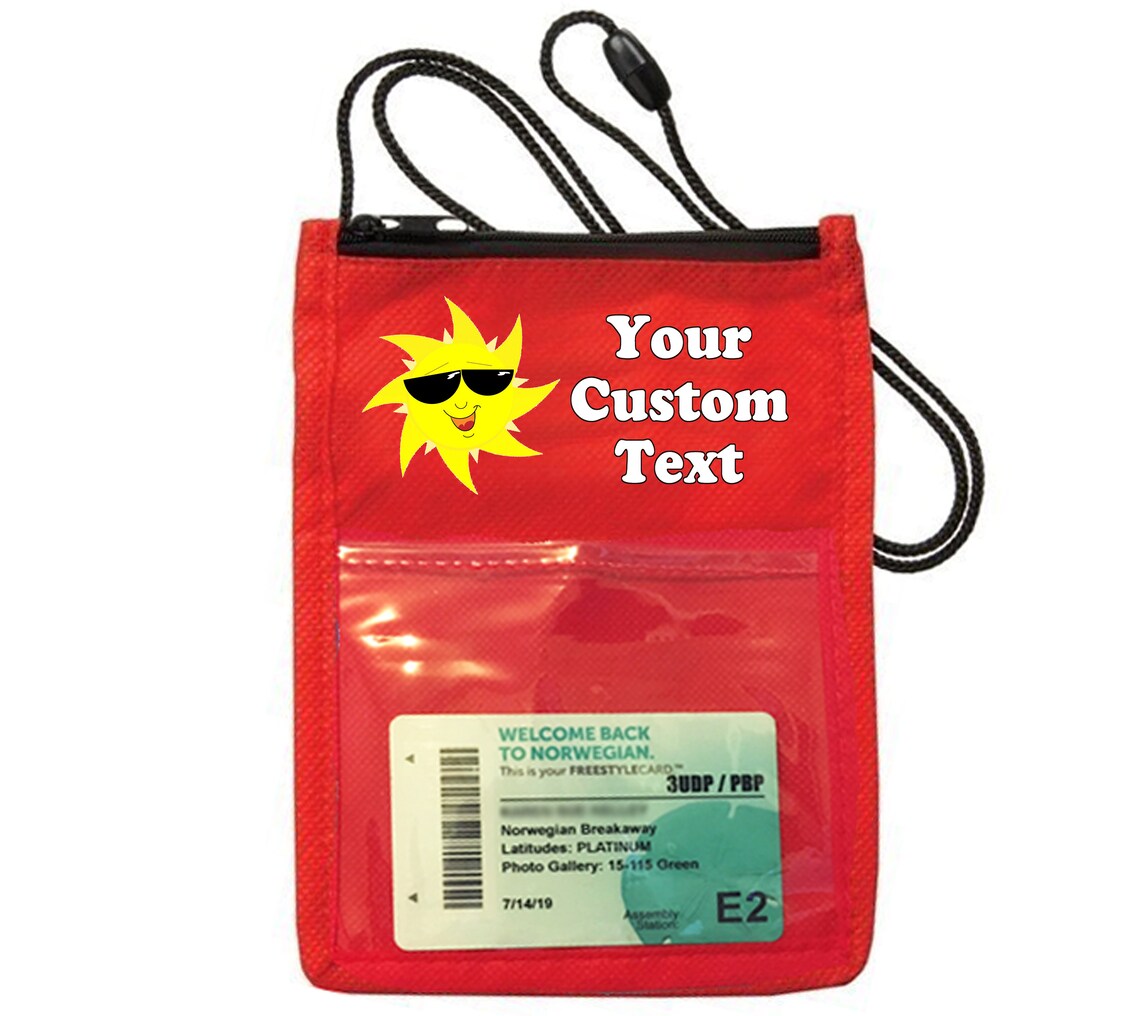 Cruise Ship Key Card Holder With Cruising/beach Decorations. Keep Your ...