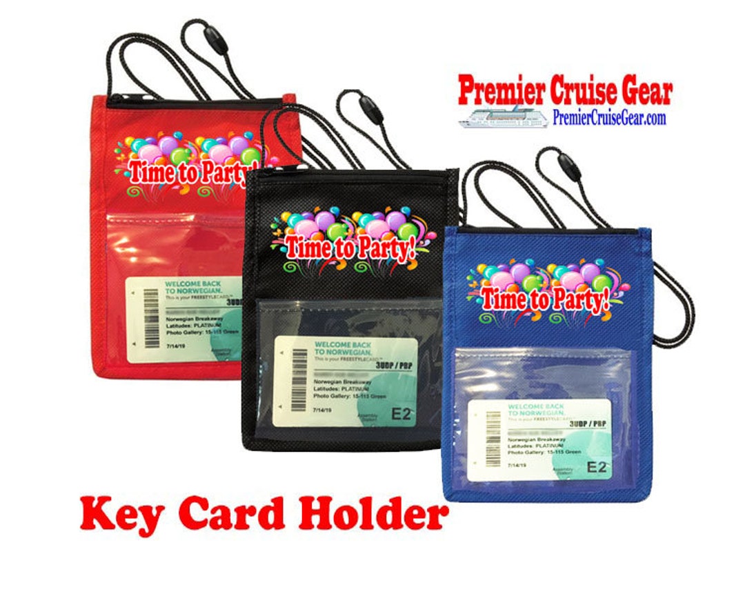 Cruise Ship Key Card Holder With Cruising/beach Decorations. Keep Your ...