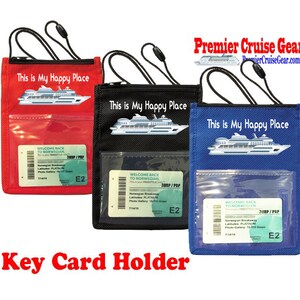 Cruise Ship Key Card Holder With Cruising/beach Decorations. Keep Your ...