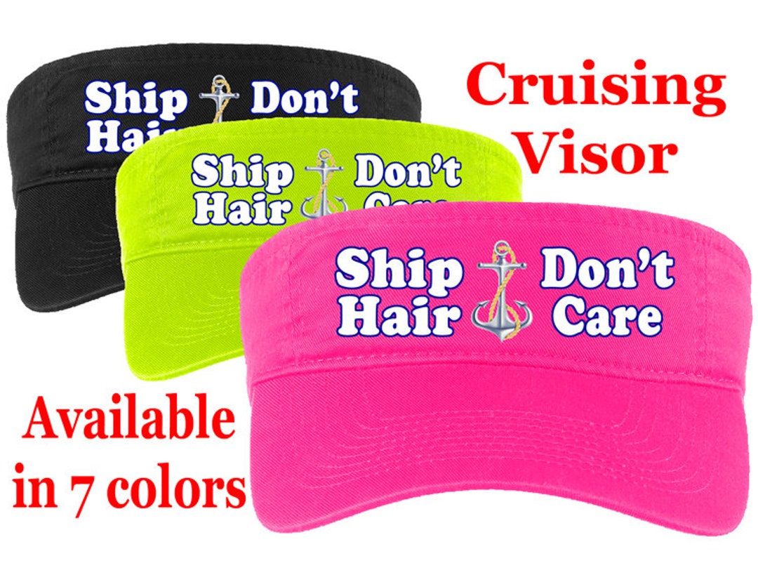 Cruise Visor. Visor With Cruising Decoration. Visor Available in 7 ...