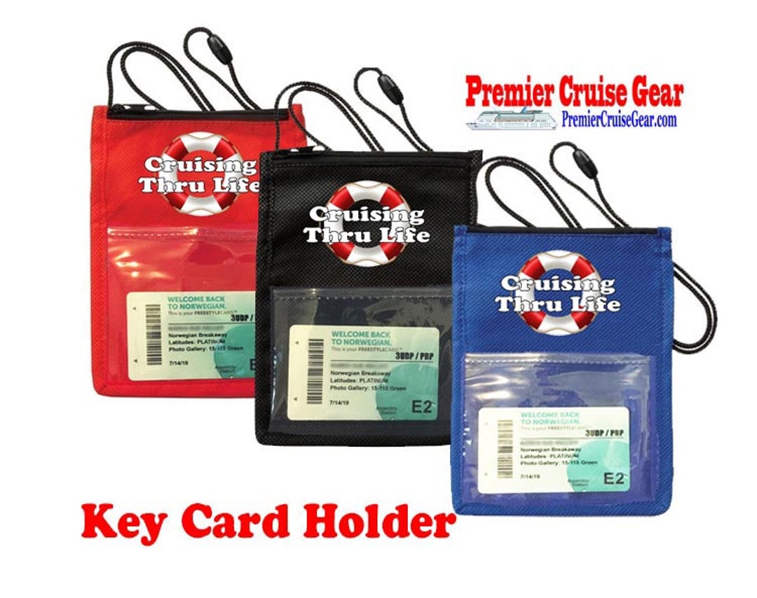 Cruise Ship Key Card Holder With Cruising/beach Decorations. Keep Your ...