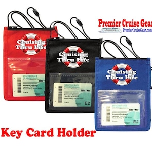Cruise Ship Key Card Holder With Cruising/beach Decorations. Keep Your ...