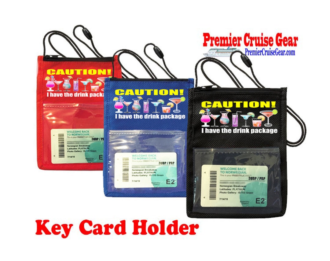 Cruise Ship Key Card Holder With Cruising/beach Decorations. Keep Your ...