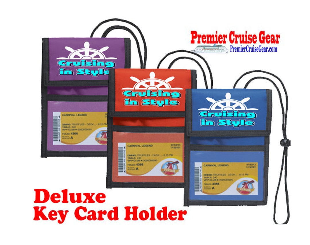 Cruise Ship Key Card Holder With Cruising/beach Decorations. Deluxe ...