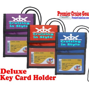Cruise Ship Key Card Holder With Cruising/beach Decorations. Deluxe ...