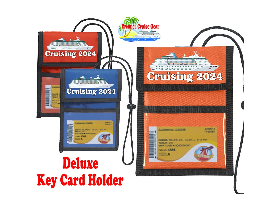 Cruise Ship Key Card Holder With Cruising/beach Decorations. Deluxe ...