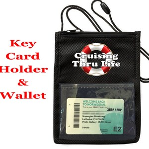 Cruise Ship Key Card Holder With Cruising/beach Decorations. Keep Your ...