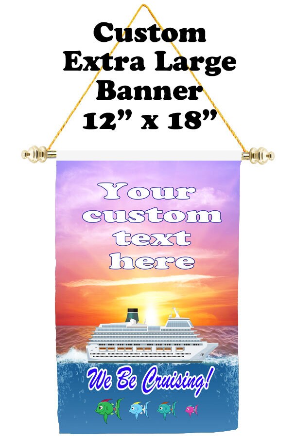 Cruise Ship Door Banner. Custom Extra Large Banner. 12 X - Etsy