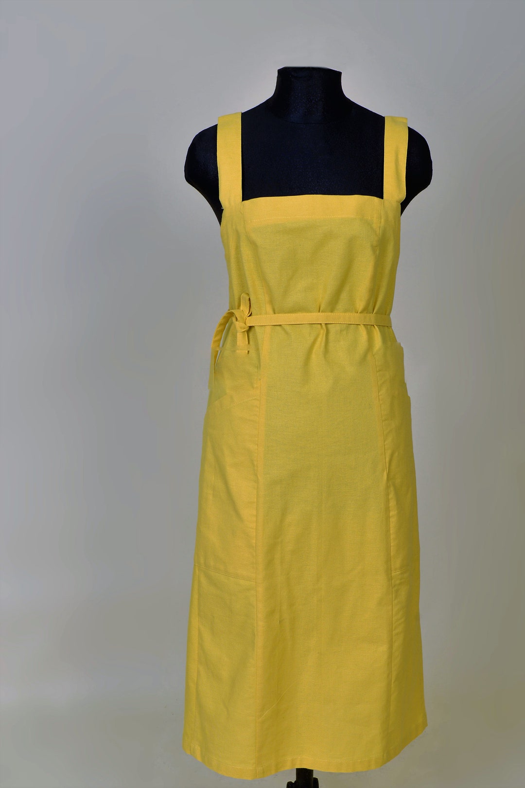 Ready to Ship Apron. Yellow Apron. S/M Apron. Cotton. Handmade - Etsy