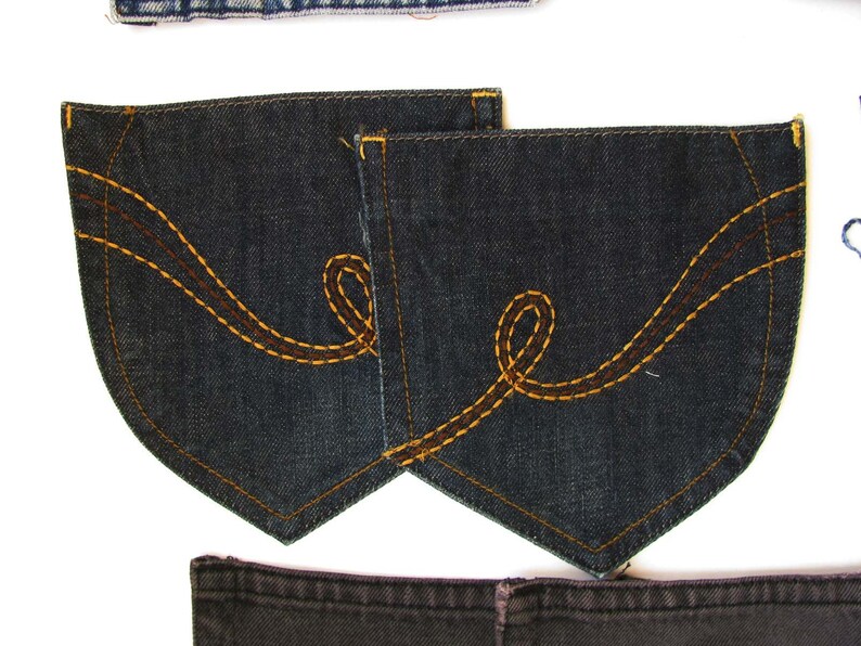14 Unseamed Back Jeans Pockets, Reclaimed Pockets, Detached Back ...