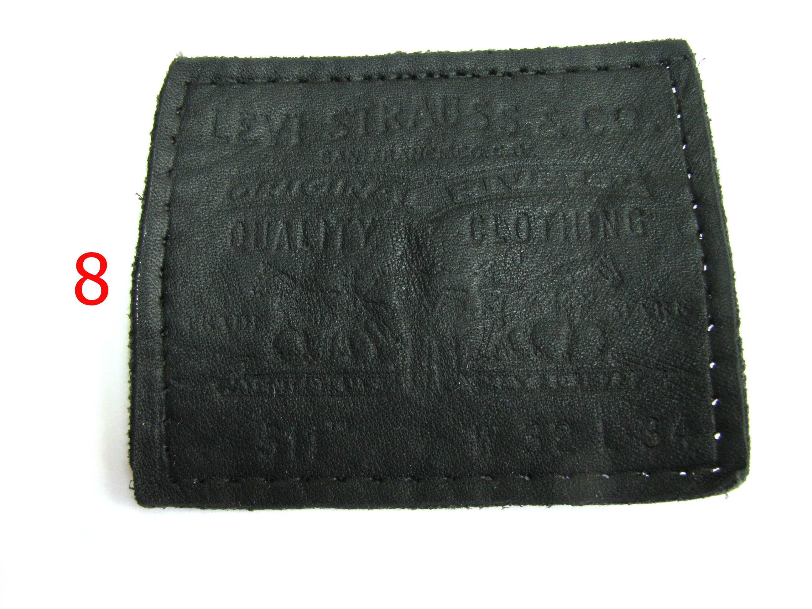 Original Vintage Levis Leather Brand Patches, Reclamed Vintage Jeans ...
