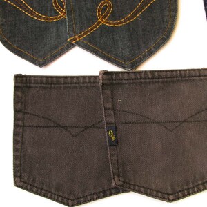 14 Unseamed Back Jeans Pockets, Reclaimed Pockets, Detached Back ...