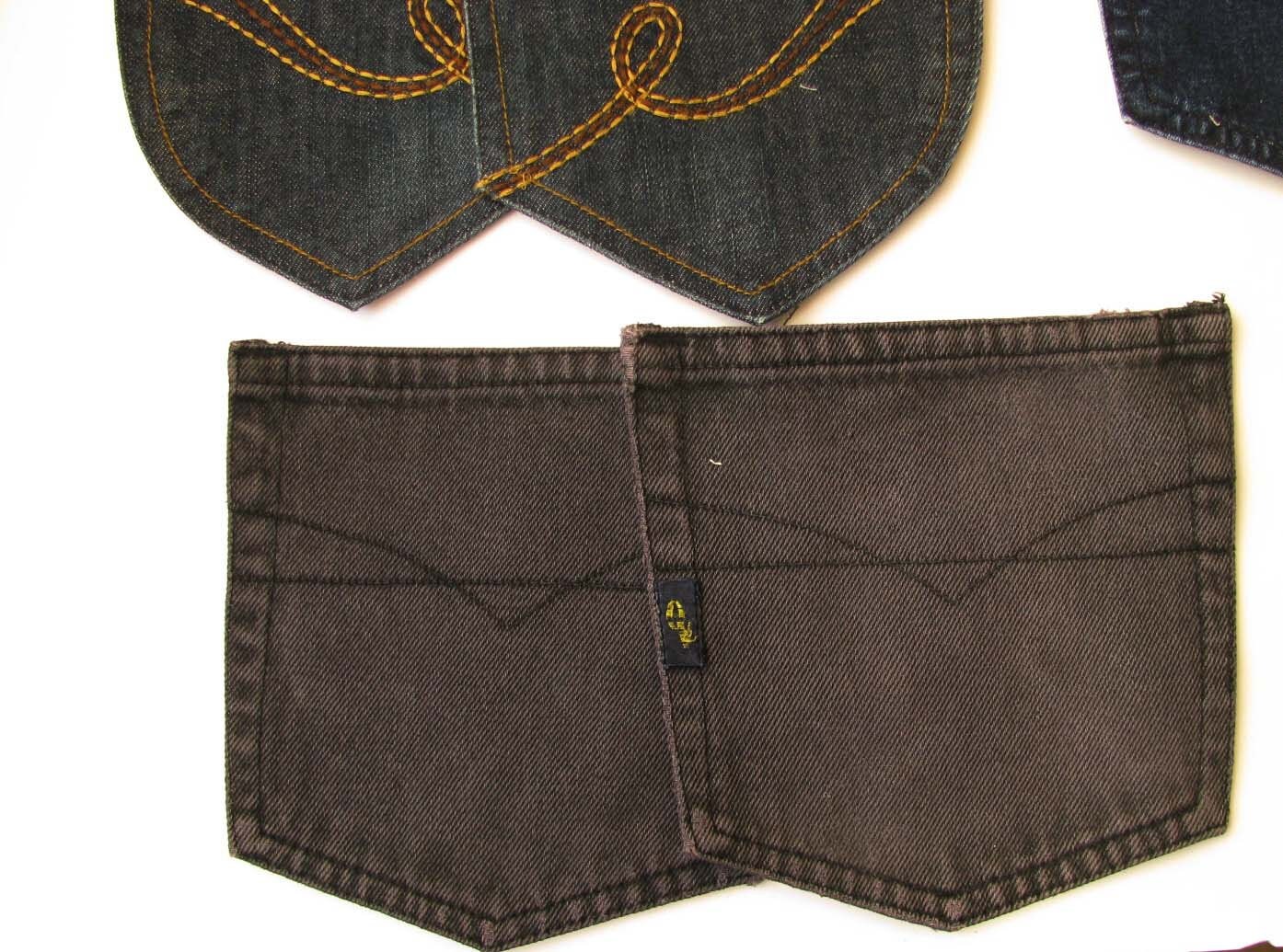 14 Unseamed Back Jeans Pockets, Reclaimed Pockets, Detached Back ...