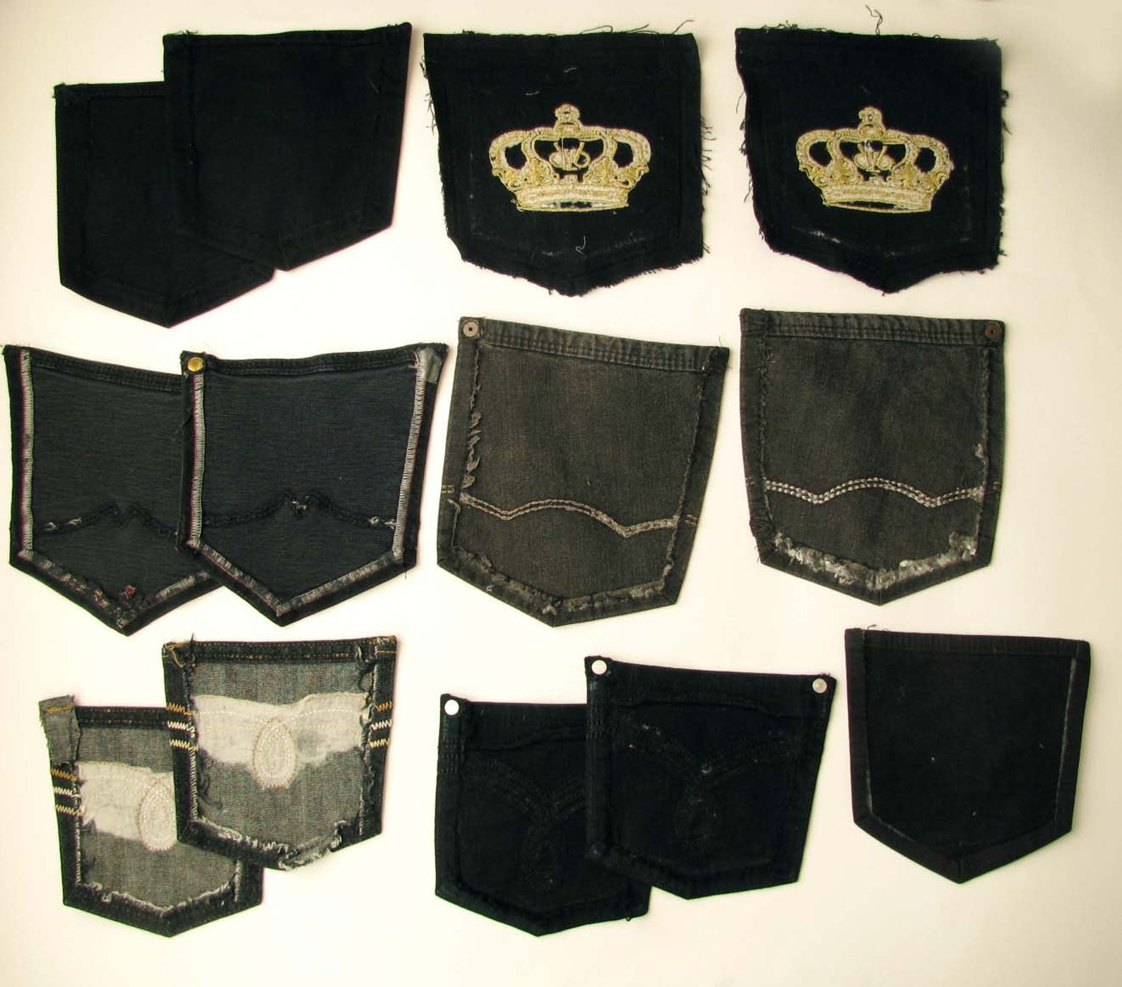 13 Unseamed Back Jeans Pockets Mix Reclaimed Pockets - Etsy