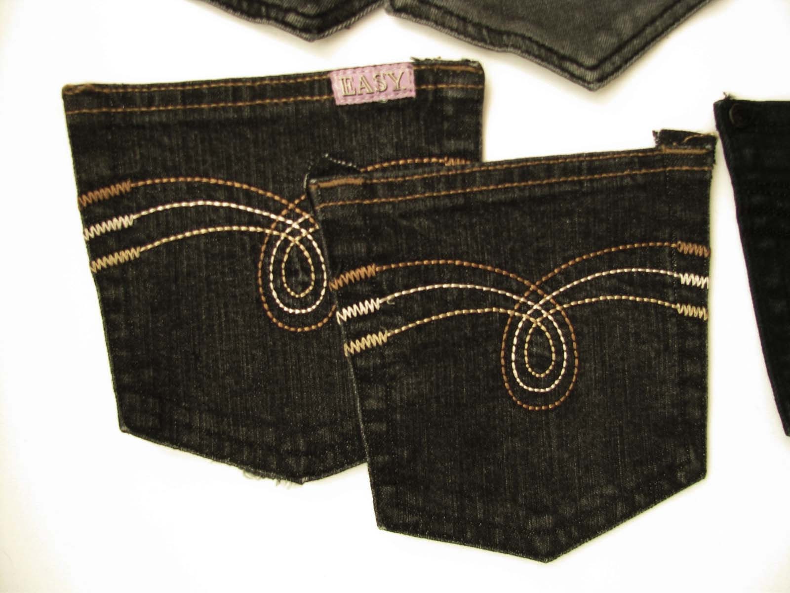 13 Unseamed Back Jeans Pockets Mix Reclaimed Pockets - Etsy