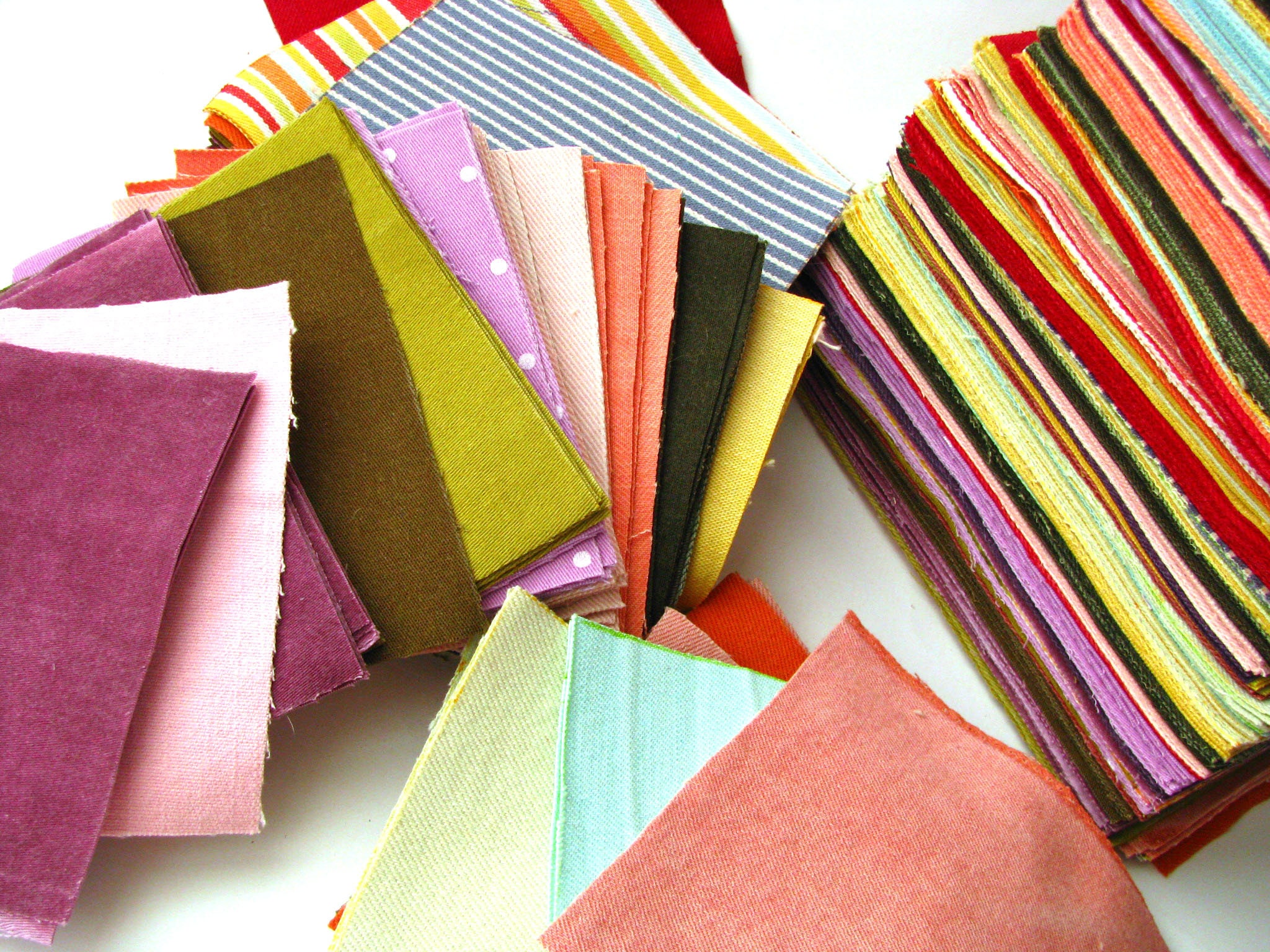 30/35 pcs 5.5 inch Precut Multicolored Denim Squares | Etsy