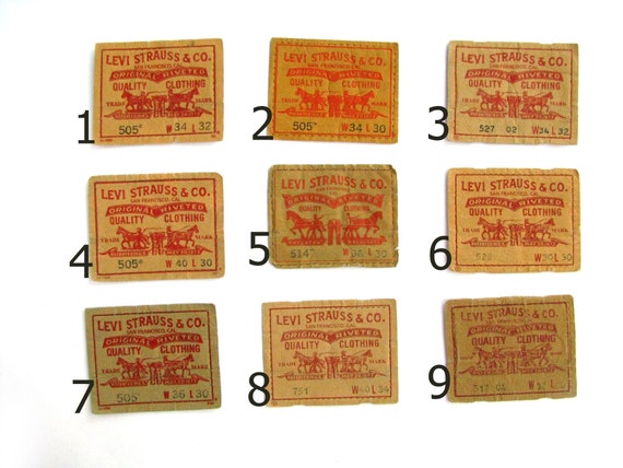Original Vintage Levis Brand Patches Reclamed Vintage Jeans | Etsy