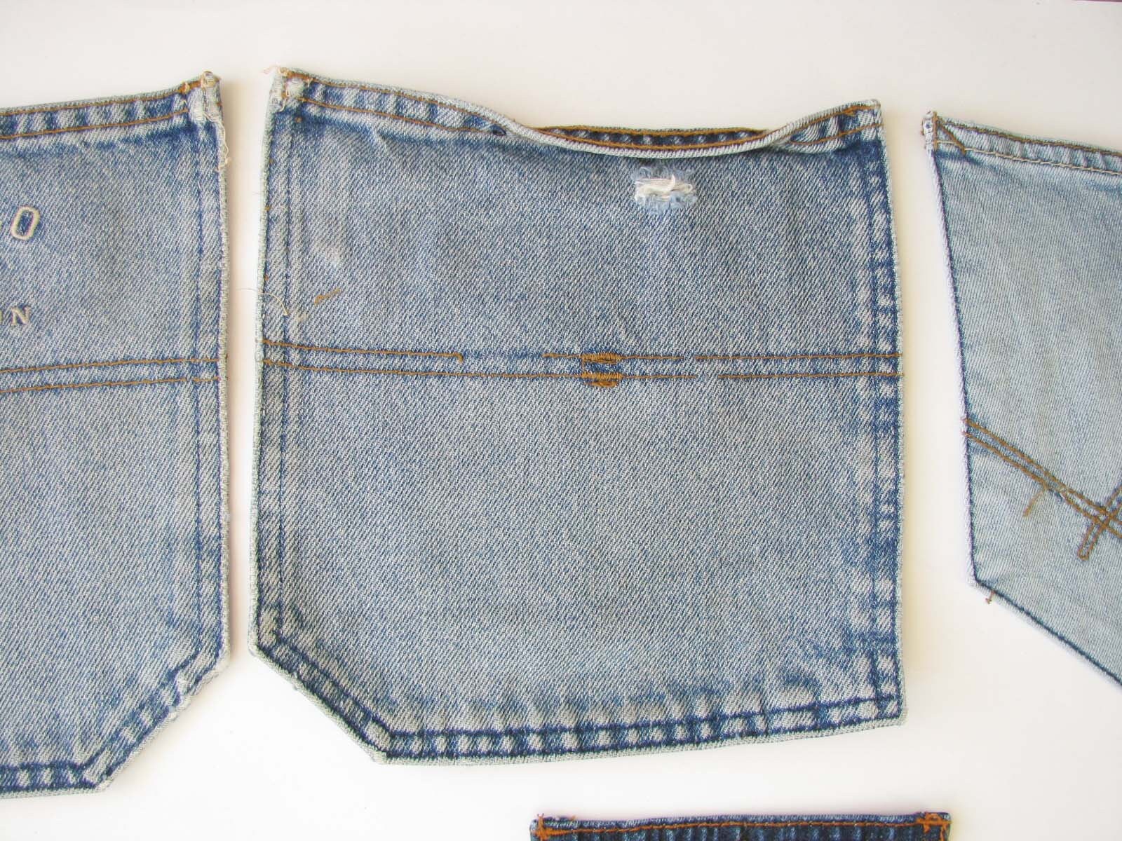 14 Unseamed Back Jeans Pockets, Reclaimed Pockets, Detached Back ...