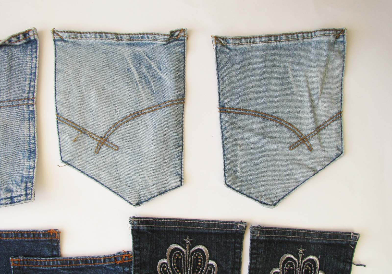 14 Unseamed Back Jeans Pockets, Reclaimed Pockets, Detached Back ...