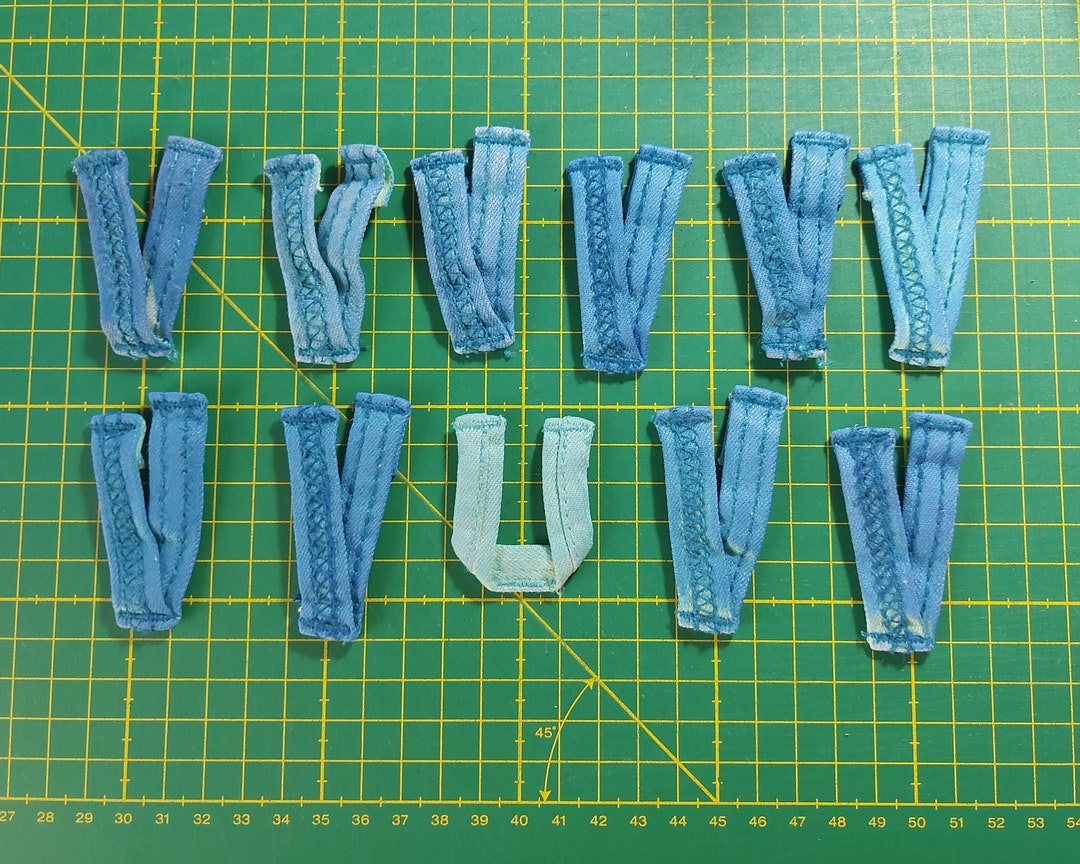 Deep Navy Azure Blue Colours V Belt Loops , Reclaimed Fabric Belt Loops - Etsy