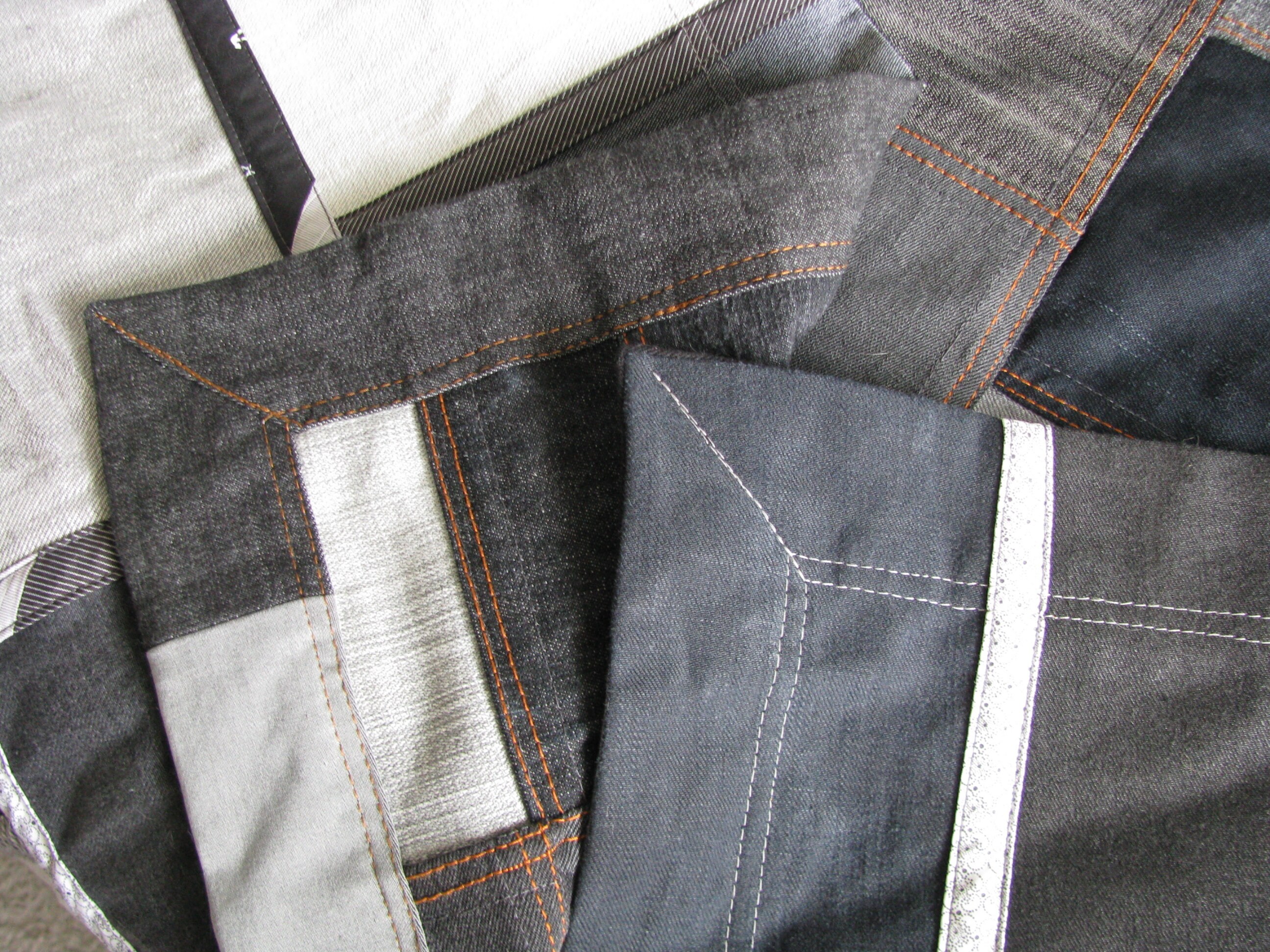 Two-sided King Size Denim Quilt Reclamed Jean Summer Blanket - Etsy